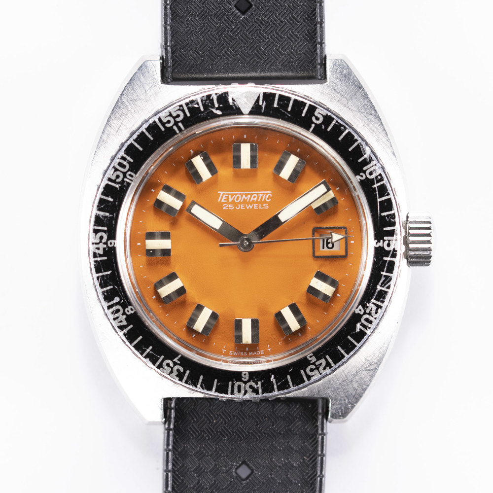 Tevomatic, dykarur, 41 mm, rostfritt, 70… | Auktion.se