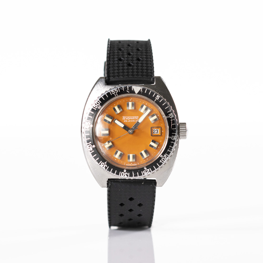 Tevomatic, dykarur, 41 mm, rostfritt, 70… | Auktion.se