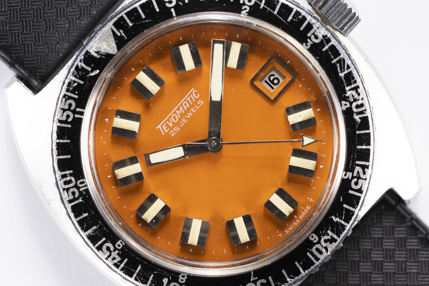 Tevomatic, dykarur, 41 mm, rostfritt, 70… | Auktion.se