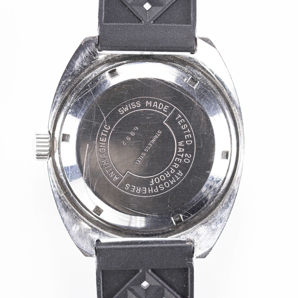 Tevomatic, dykarur, 41 mm, rostfritt, 70… | Auktion.se