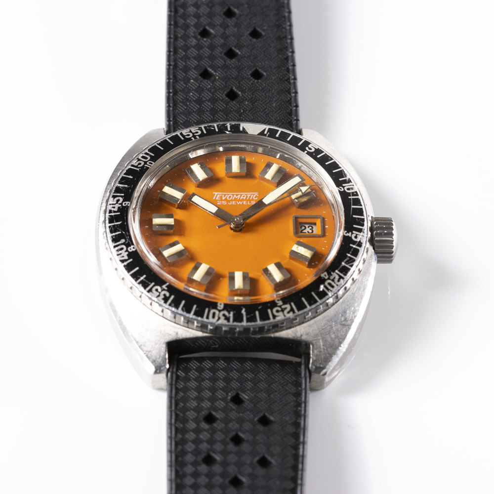 Tevomatic, dykarur, 41 mm, rostfritt, 70… | Auktion.se